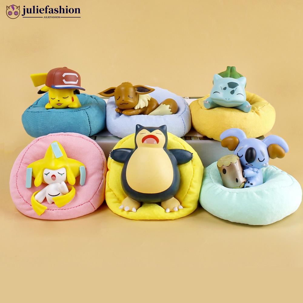 Juliefashion 6 ชิ้น Pokemon ชุดอะนิเมะตัวละครรูป Starry Dream Pikachu ...