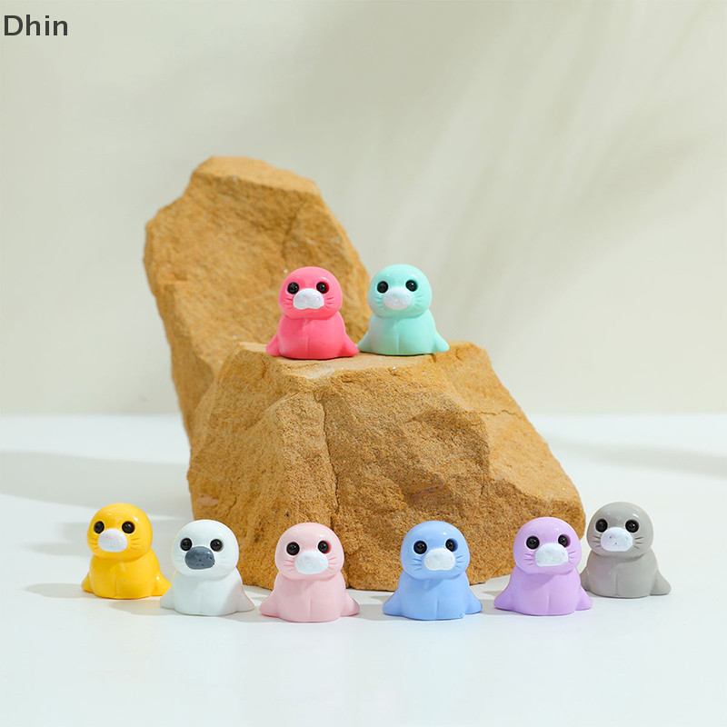 [Dhin] 5 ชิ้นน่ารักตลกซีล Pup มินิตุ๊กตาการ์ตูนสัตว์เครื่องประดับขนาด ...