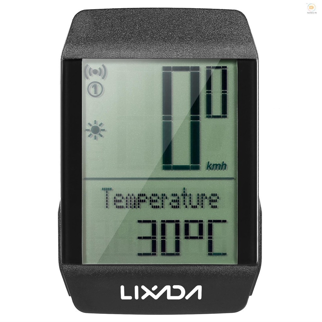 [FT] Lixada ไร้สายจักรยานรอบคอมพิวเตอร์กันน้ําจักรยาน Speedometer ...