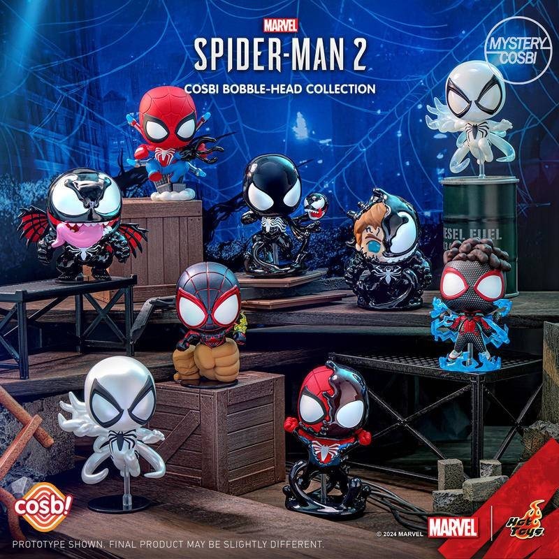 Marvel Spider-Man 2 Spider-Man Venom COSBI กล่องตาบอดมินิแอ็คชั่นฟิกเก ...