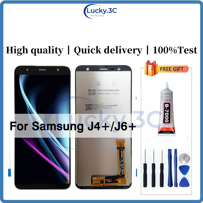 Lcd สําหรับ Samsung Galaxy J4 Plus J415 J4+ SM-J415F J415FN J6 Plus J610 J610F J610FN จอแสดงผล ...