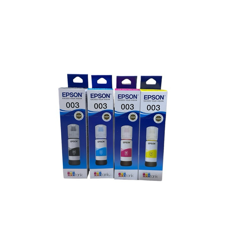 หมึกเติมแท้ epson 003 Epson Ink Original 003 C,M,Y,BK สำหรับเครื่อง ...