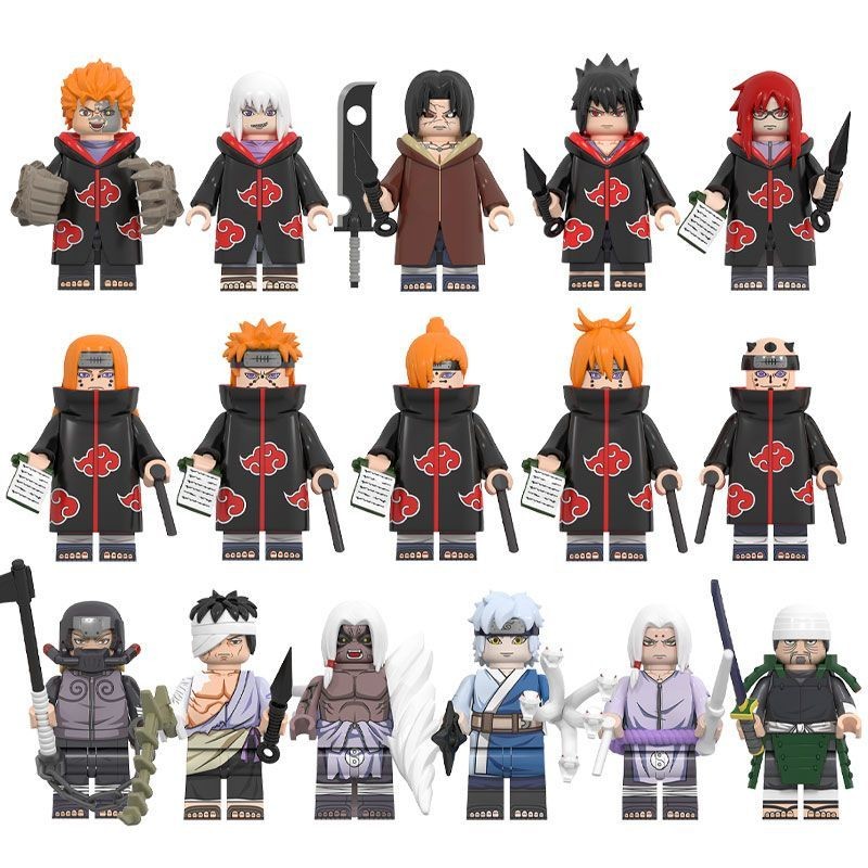 Naruto ใช้งานร่วมกับ Lego Minifigure Shigego Uchiha Sasuke Itachi-kun ...