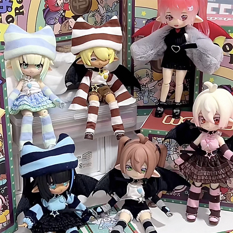 อย่างเป็นทางการของแท้ ufdoll Doremi Band Series 12จุด BJD Blind Box Doll ตุ๊กตาสามารถเคลื่อนย้าย ...