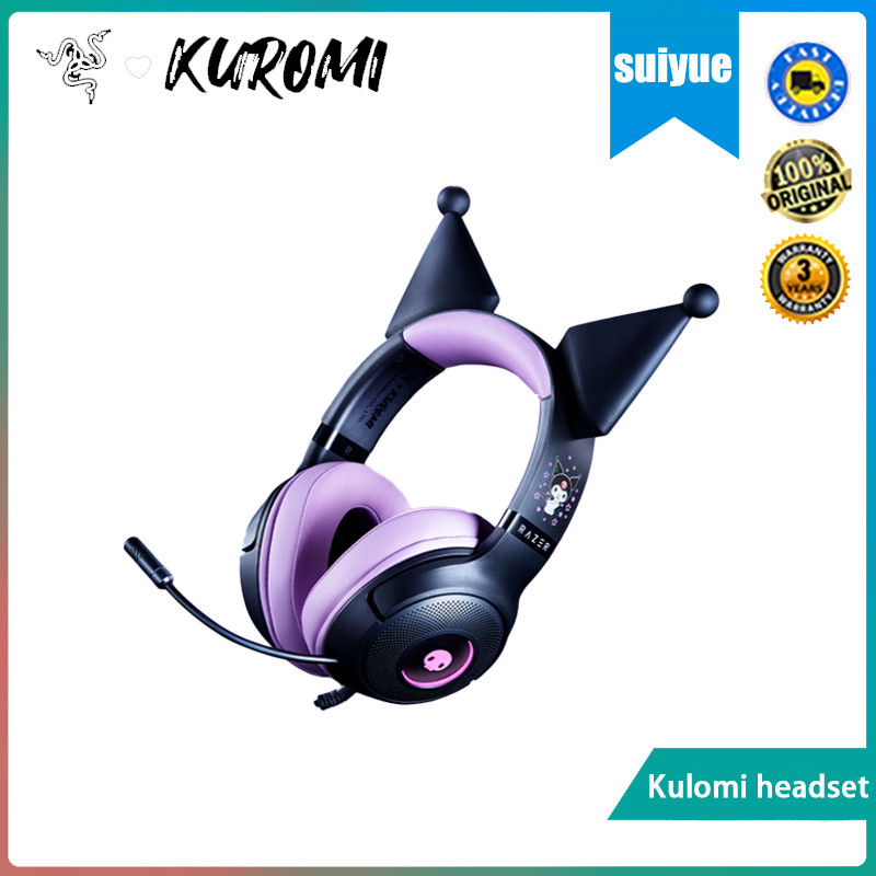 Razer Kuromi Co branded Beihai Giant Demon Cute Cat Edition Head ...