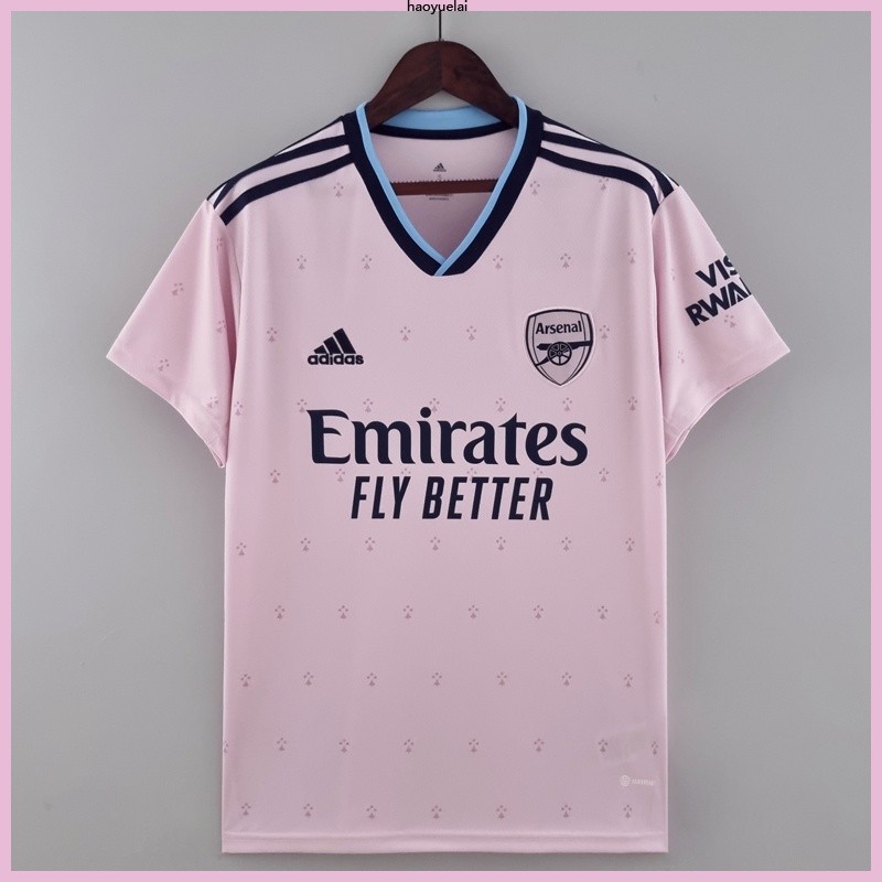 เสื้อฟุตบอล Arsenal Jersey 22-23 Pink Thailand | Shopee Thailand