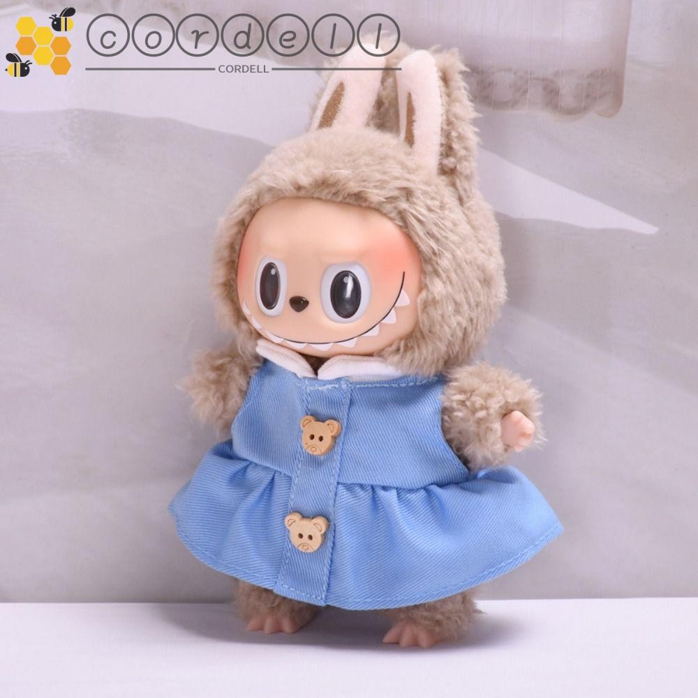 Cordell 17 ซม.Labubu Time Dress, Bao-ao Hug Series หัวเข็มขัดไม้ 17 ซม. ...