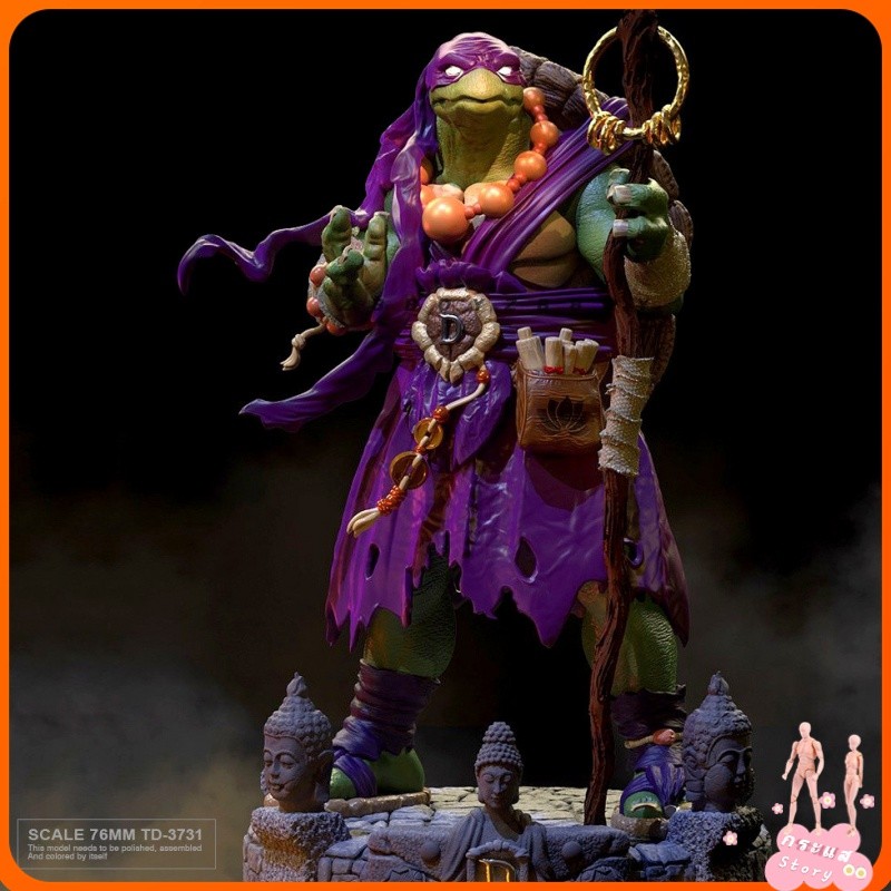 76mm zbboy โปรดิวเซอร์ Donatello เรซิ่นทหารแม่พิมพ์สีขาว TD-3731 ...