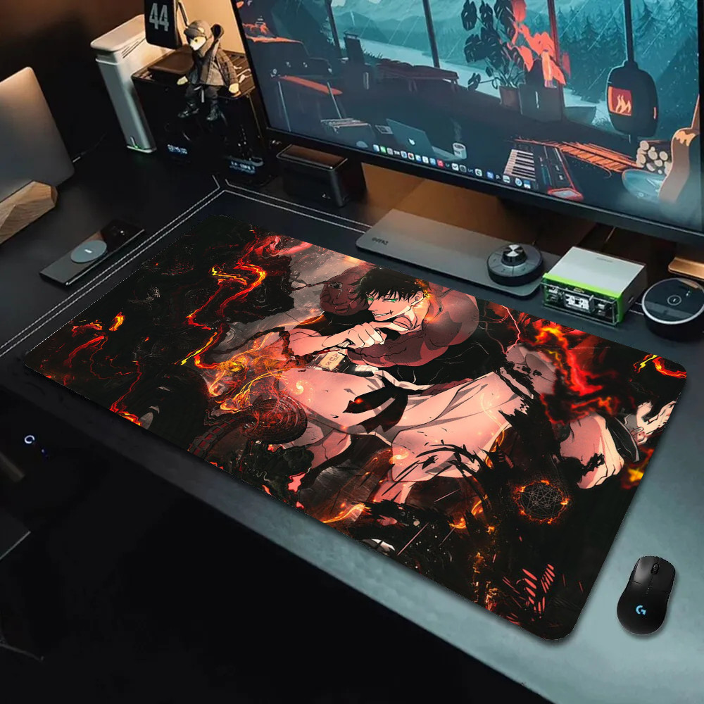 Jujutsu Kaisen Fushiguro Toji Mousepad สินค้าใหม่ขนาดใหญ่ Gaming ...