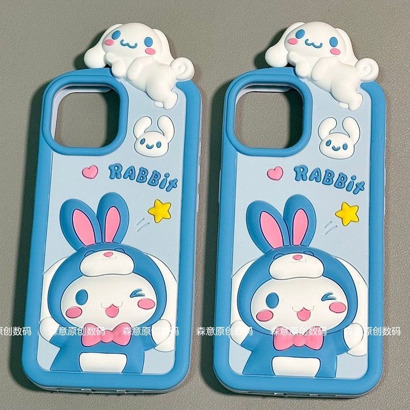 เคสโทรศัพท์ Apple 3D น่ารักเหมาะสําหรับ 13/14/15/16/pro/max/promax/plus ...