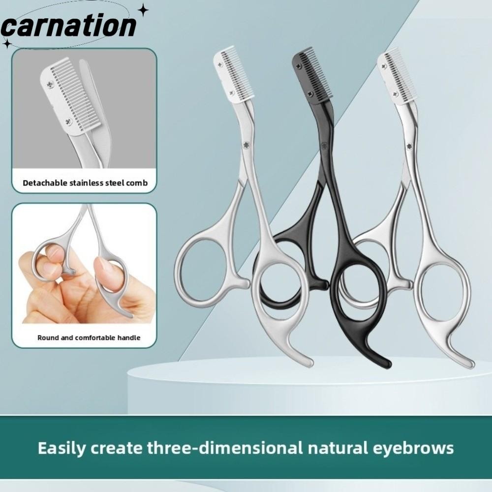 CARNATION ที่กันคิ้ว, All-in-One Shaper โลหะเนื้อกรรไกรคิ้ว, หวีใน ...