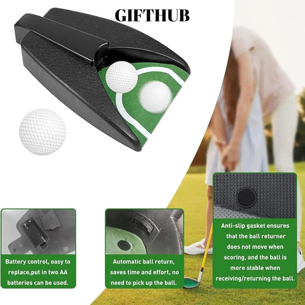 LULLABY Golf Automatic Putting Cup, Battery-Powered Automatic Return ...