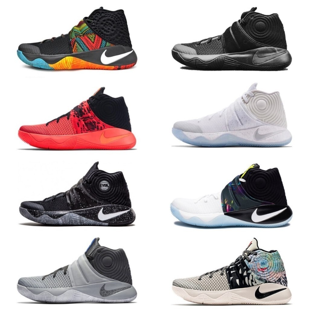 Kyrie 2 Black Samurai รองเท้าบาสเก็ตบอลสำหรับผู้ชาย สวมใส่ง่าย น้ำหนัก ...