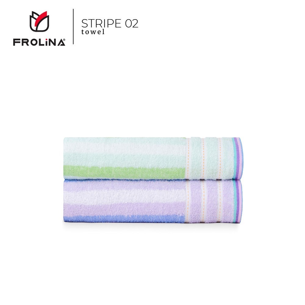 Frolina Classic ผ้าขนหนูเช็ดตัวขนาด 30x60 นิ้ว Set 2 ผืน ดีไซน์ ...