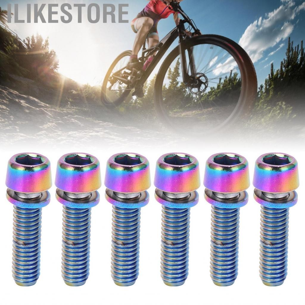 Ilikestore ใหม่ KRSCT 6 ชิ้นสกรูก้านพร้อมแหวนรองสลักเกลียวสแตนเลสสำหรับ ...