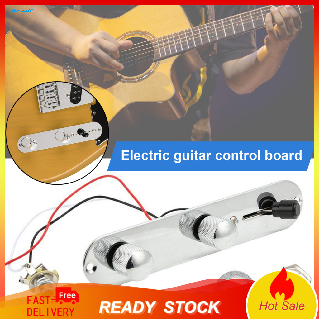 Setn แผ่นควบคุมกีต้าร์ Solid 3 Way Switch Compact Load แผ่นควบคุม Pre ...