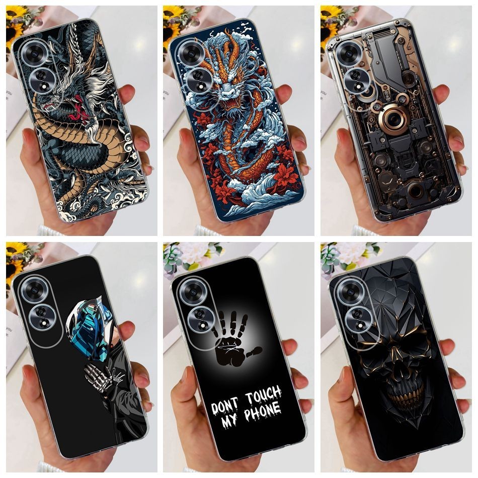 Oppo A60 (CPH2631) เคส OppoA60 A 60 4G 2024 เคสโทรศัพท์ TPU แบบนุ่มลาย ...