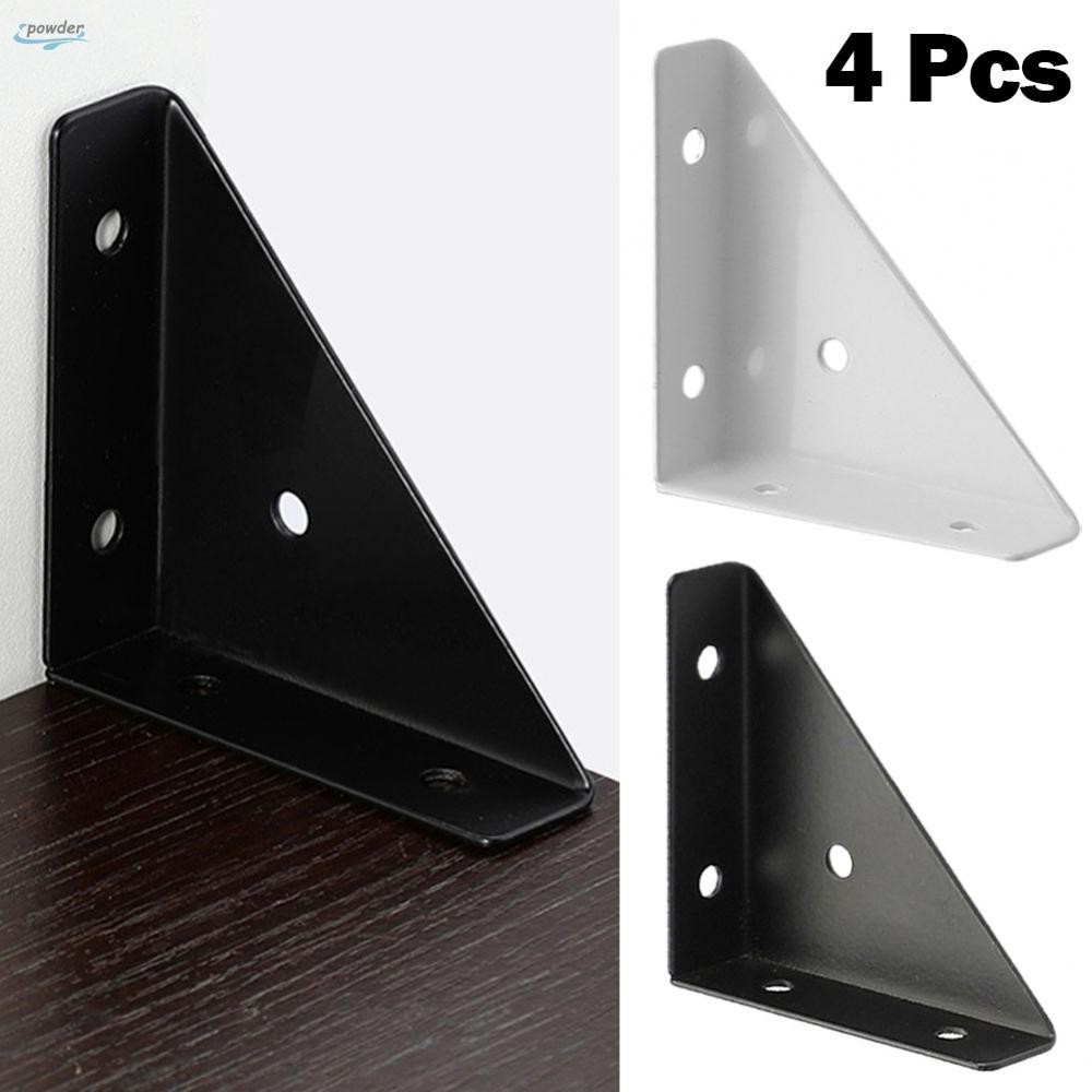 【shopee】Heavy Iron Corner Brackets for Furniture 4 Pack Triangular ...