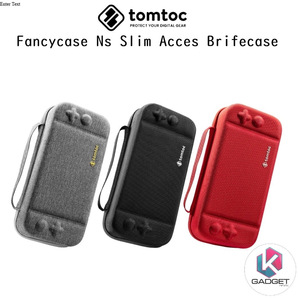 Tomtoc Fancycase Ns Slim Acces Brifecase กระเป๋ากันกระแทกเกรดพรีเมี่ยม สำหรับ Nintendo Switch ...