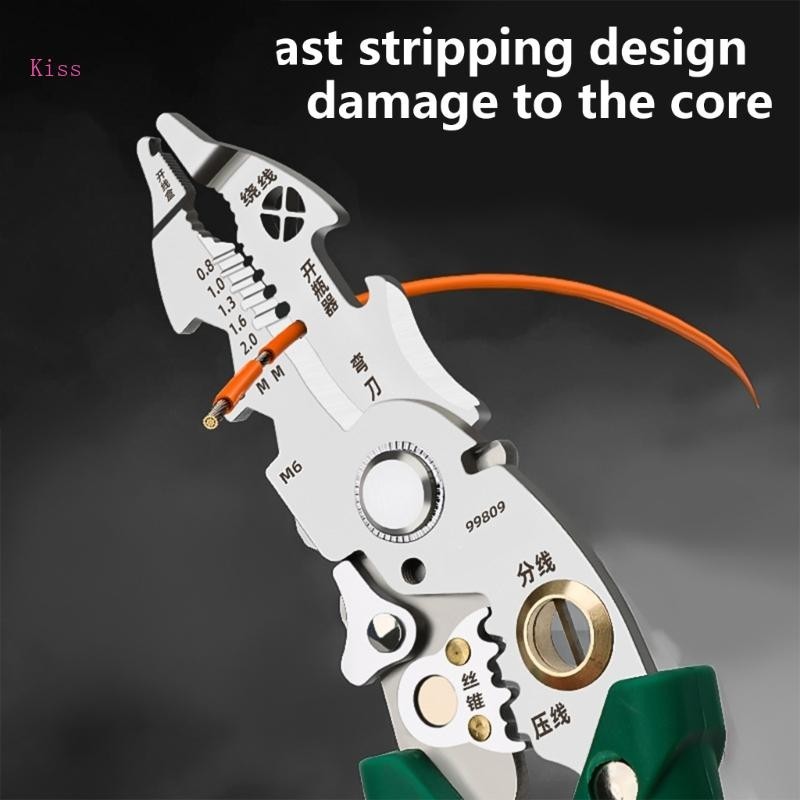 Kiss Wire Stripper เครื่องมือ Multitool คีมเครื่องตัดปอกสายเคเบิล ...