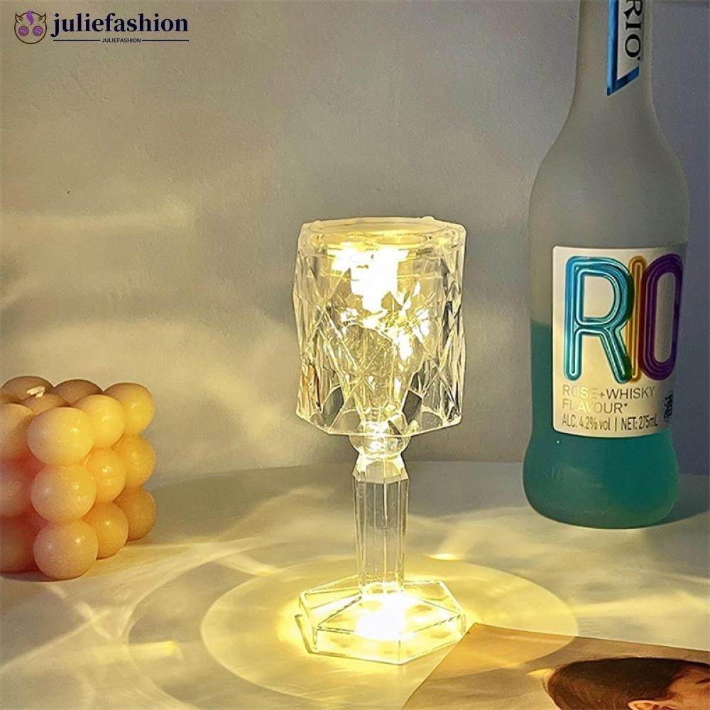 Juliefashion LED Diamond Night Light แบตเตอรี่ขับเคลื่อนโคมไฟตั้งโต๊ะ ...