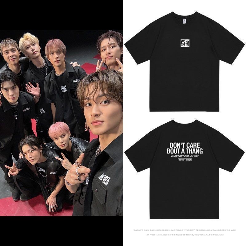 ใหม่ Kpop NCT127 WALK POP-UP คอกลมผ้าฝ้าย T แขนสั้น Cal Hip Hop Top Man ...