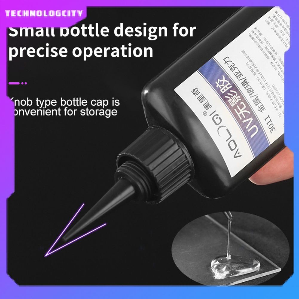 No-trace Strong กาว Quick-dry Ultraviolet Curing ไม่มีกลิ่นสิ่งแวดล้อม ...