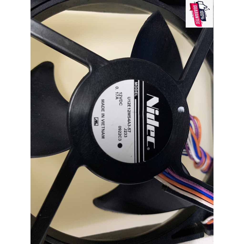 ์N2369 มอเตอร์พัดลมตู้เย็น Original U12E12MS4A3-57 J232 DC12V 0.17A 4 ...