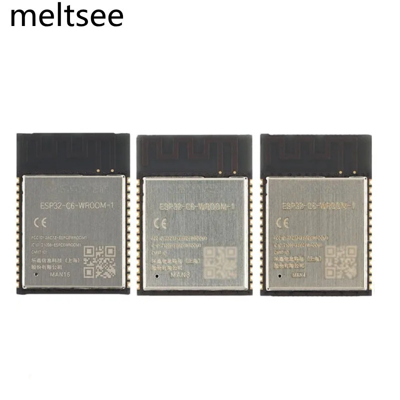 Esp32 C6 Wroom 1 N4 N8 N16 1u N4 N8 N16 H4 Esp32 C6 Esp32c6 2 4ghz Wi Fi 6 บลูทูธ Ble 5 Wifi