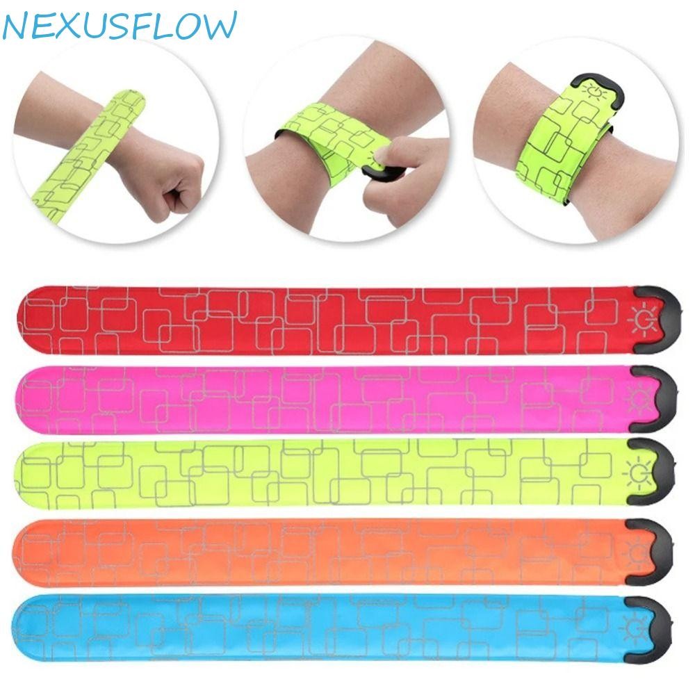 Nexusflow สายรัดข้อมือ LED, ชาร์จ USB ชาร์จ LED Slap เรืองแสง, แบบพกพาความสว่างสูงสวมใส่ความ ...