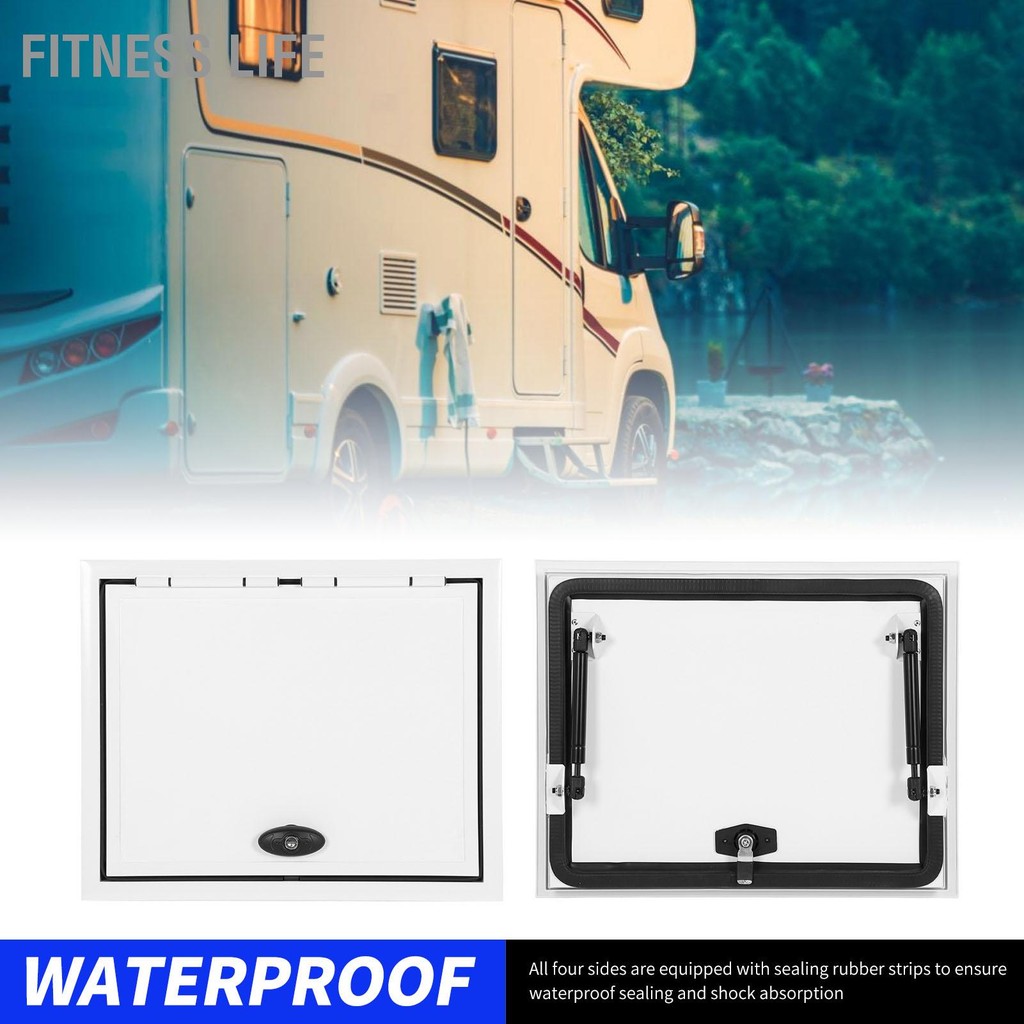 Fitness Life Rv Storage Hatch ประตู 24X24 นิ้ว UV อลูมิเนียมอัลลอยด์ ...