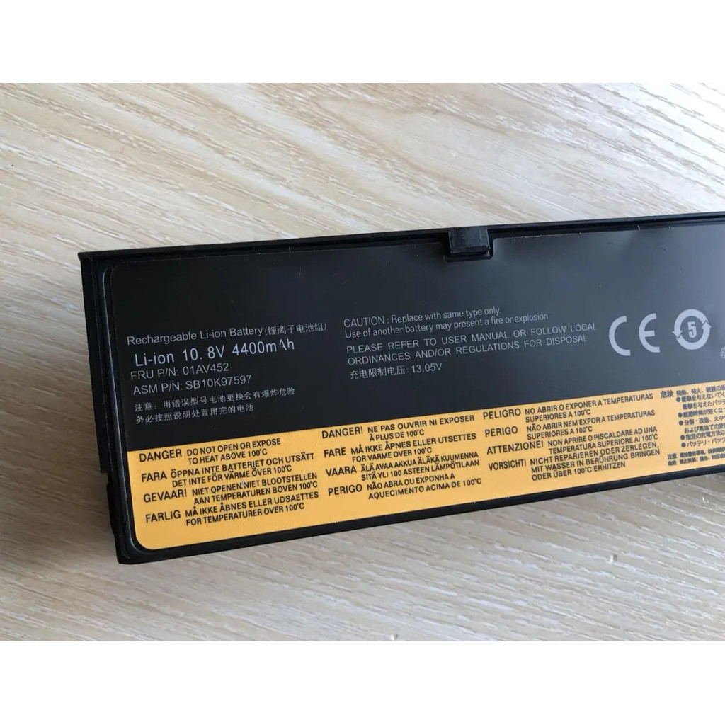 61++ 72Wh Battery for Lenovo ThinkPad T470 T570 T580 01AV492 01AV427 ...