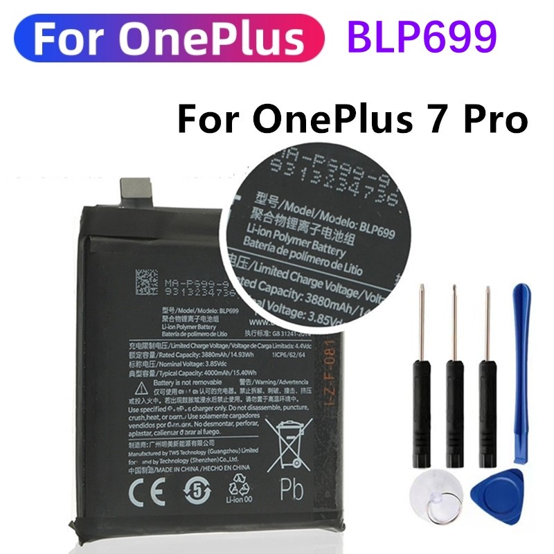 แบตเตอรี่แท้ BLP699 สำหรับ OPPO OnePlus 7 pro/ OnePlus 7 plus 7Pro ...