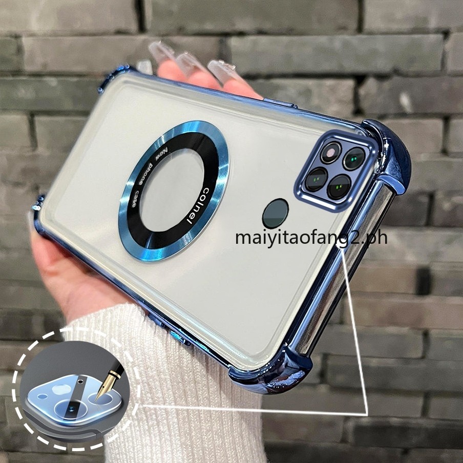 กรณีสําหรับredmi 9c 10Aเคสโทรศัพท์กันกระแทกElectroplatingกันกระแทก ...