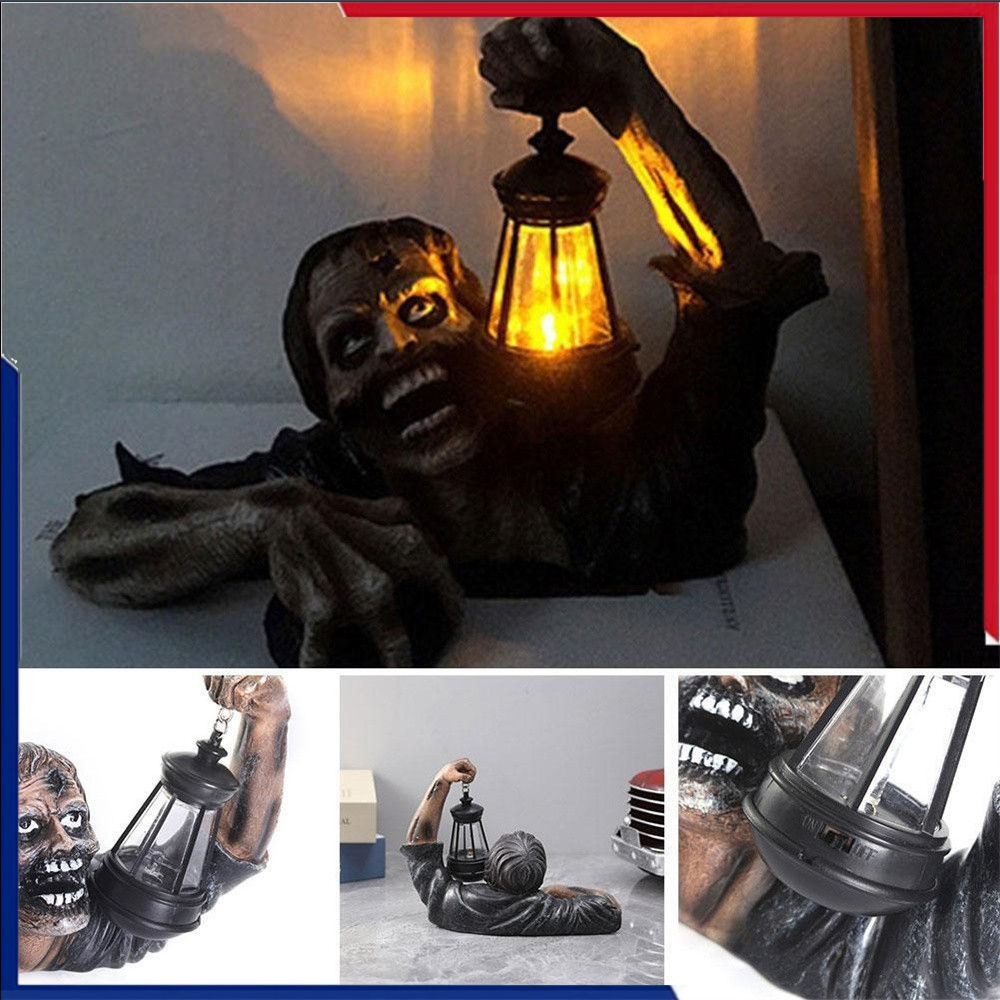 ของขวัญตกแต่งฮาโลวีน Nordic Half Body Zombie Carrying ไฟกลางคืนขนาดเล็ก ...