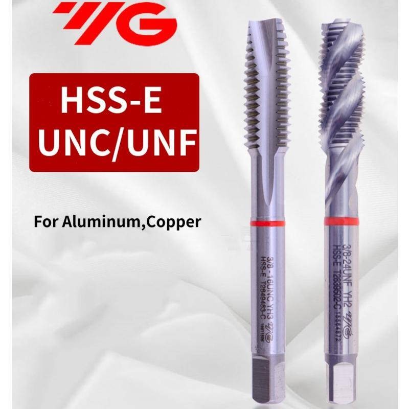 1pc YG HSSE PO/SP เกลียวร่องแตะ UNC/UNF เครื่องสกรู Thread Taps Tip Tap ...