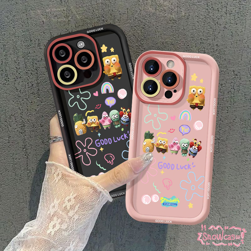 การ์ตูนสปอนจ์บ็อบแพทริคสตาร์สุด เคสOPPO A15 A18 A16 A17 A7 A38 A58 A5s A17K A77 A5 A54 A78 A12 ...