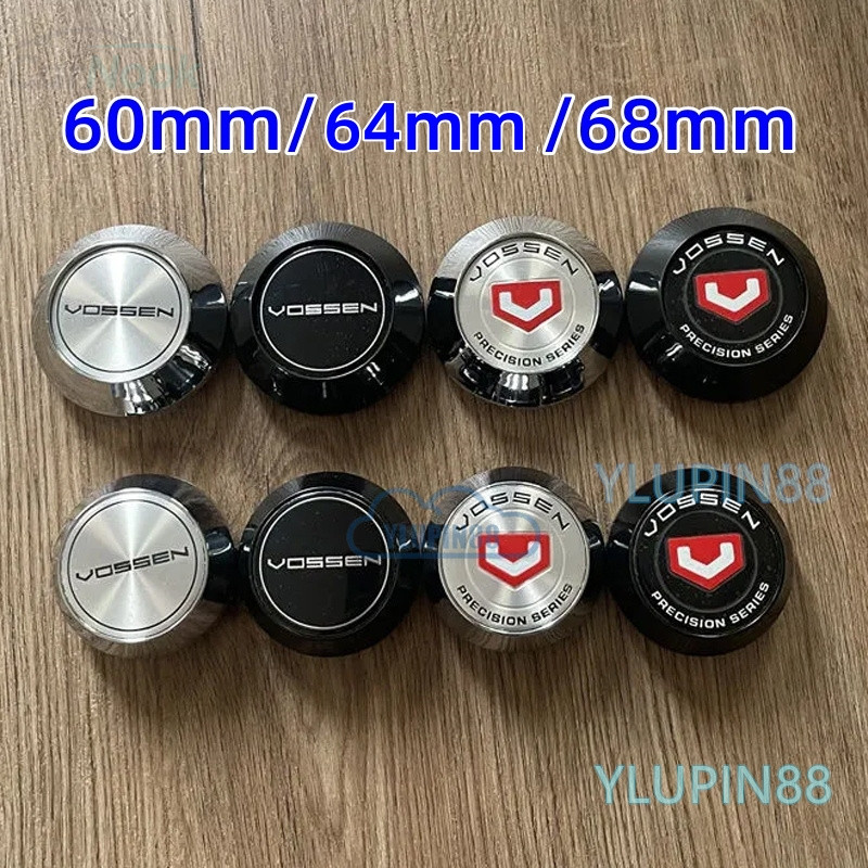 Vossen Center Caps 60/64/68 มม.ABS - JDM ฝาครอบดุมล้อชุด 4 ชิ้นสําหรับ ...