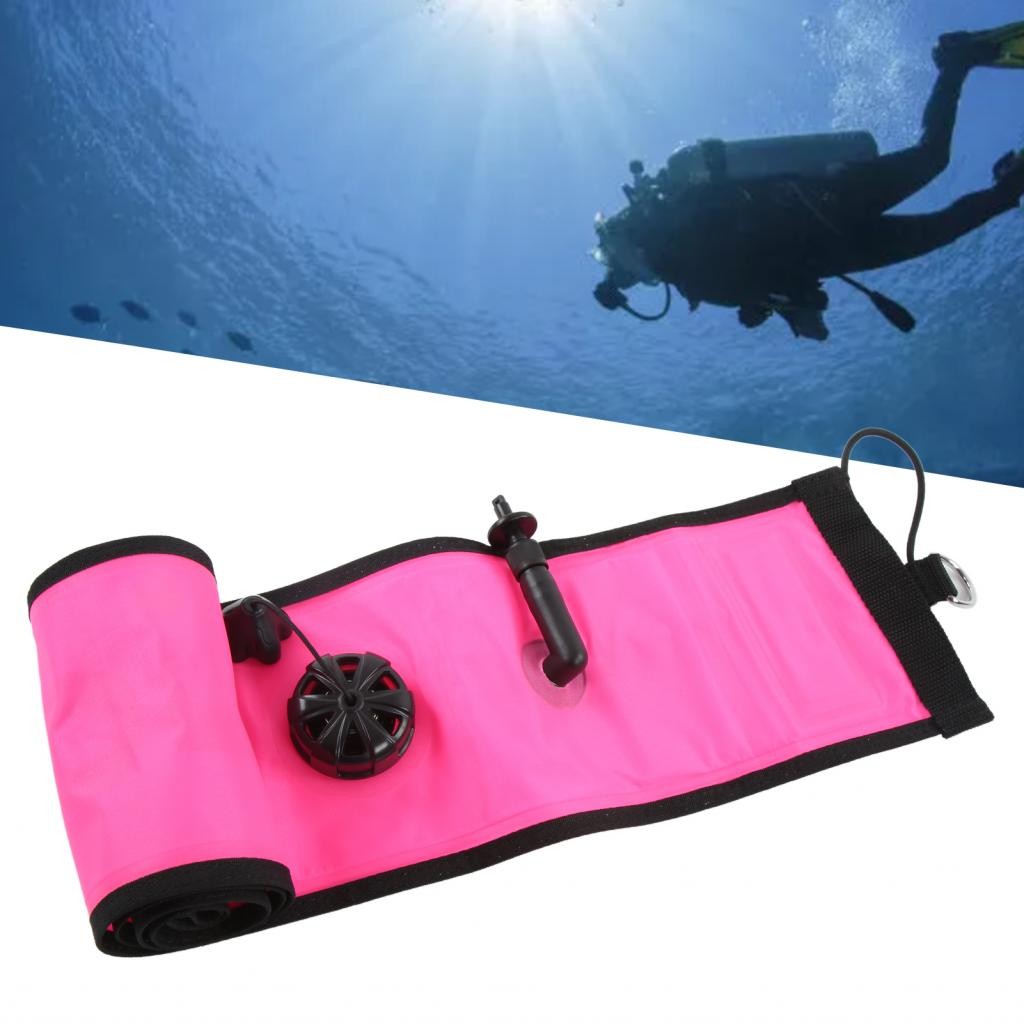 Scuba Diving Surface Marker Buoy Tube Safety Tube เสริมด้วยแถบสะท้อนแสง ...