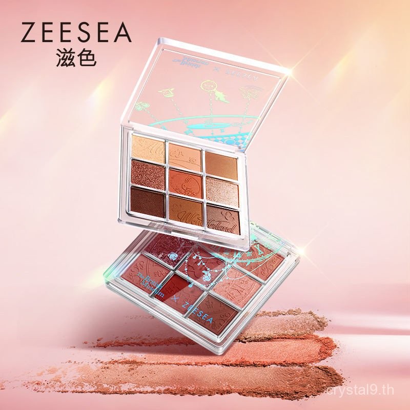 ZEESEA แผ่นอายแชโดว์ Ins 9 สีแต่งหน้ารายวัน KLGA | Shopee Thailand