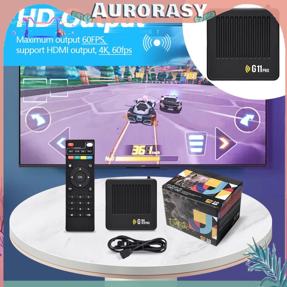 G11 Pro Retro Game Box 4K เอาต์พุตที่รองรับ HDMI พร้อมเกมแพดคู่ไร้สาย 2 ...