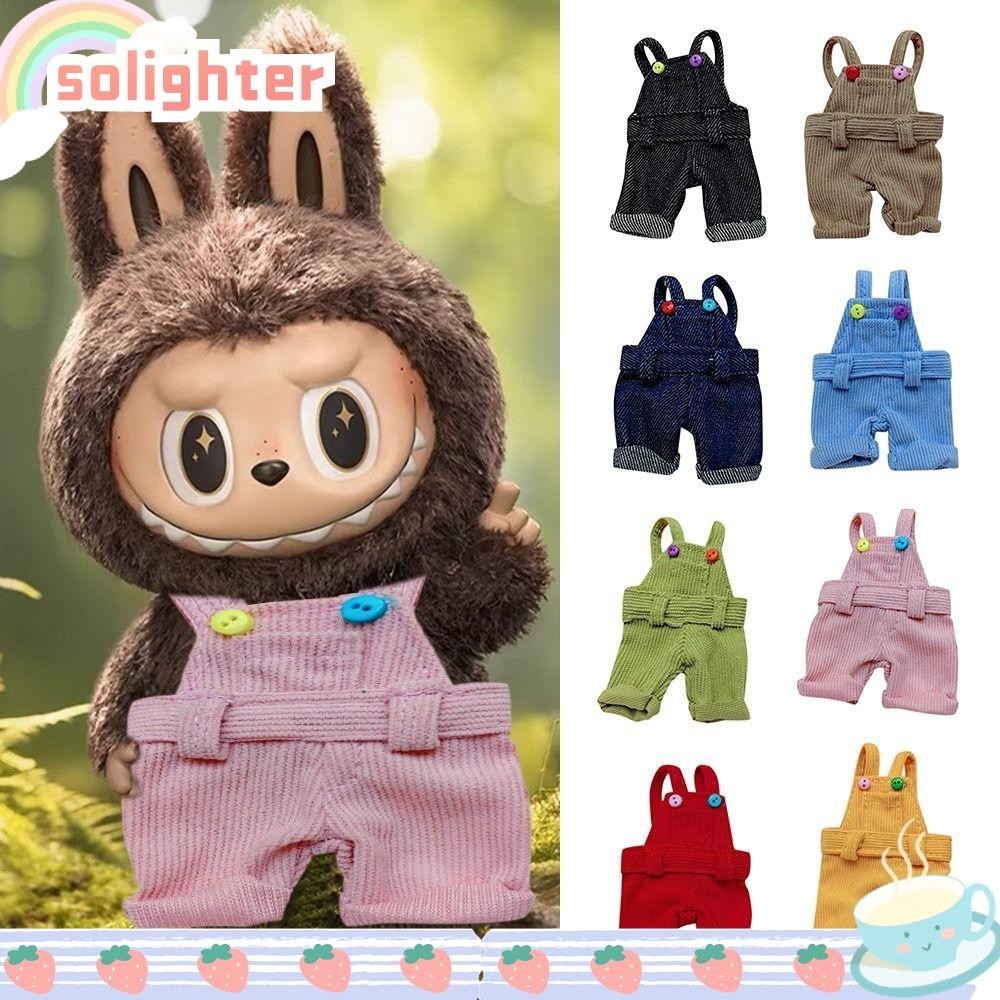 Solighter Labubu กางเกง,ผ้าทนทาน Labubu ตุ๊กตาเสื้อผ้า,แฟชั่น Kawaii ...