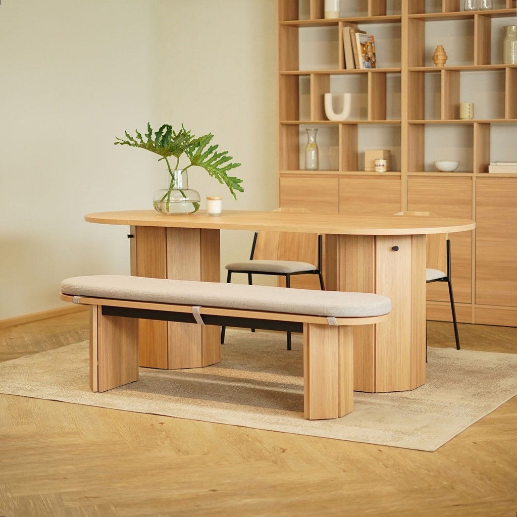 HARV ม้านั่ง/เก้าอี้กินข้าว BOLE Bench W160xD36xH48 รุ่น BH161 | Shopee ...