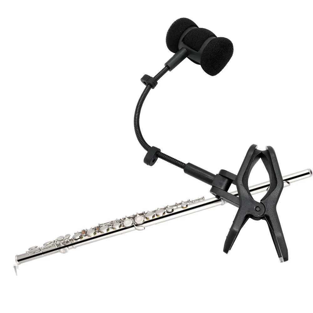 คลิปไมโครโฟนสําหรับขลุ่ย Clarinet Piccolo Oboe เครื่องดนตรี Universal ...