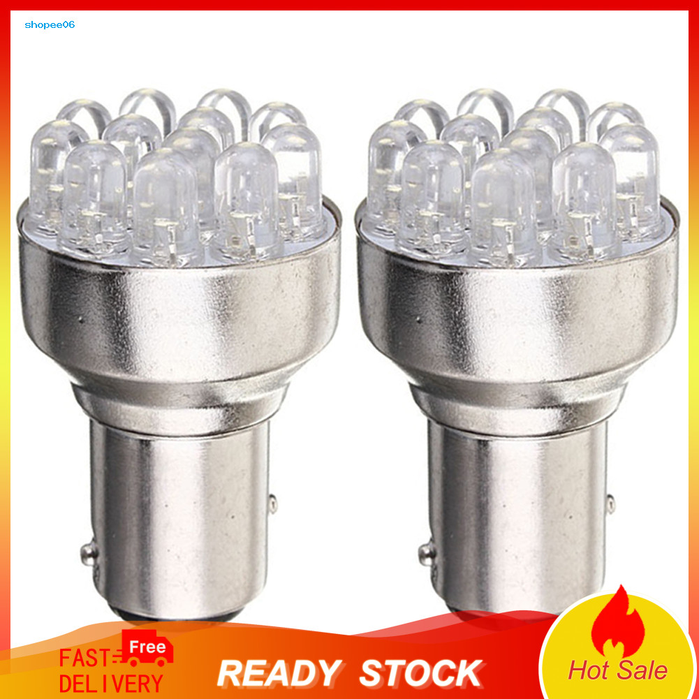 Setn 12V DC LED Universal รถจักรยานยนต์รถเลี้ยวเบรคหยุดไฟท้ายหลอดไฟ | Shopee Thailand
