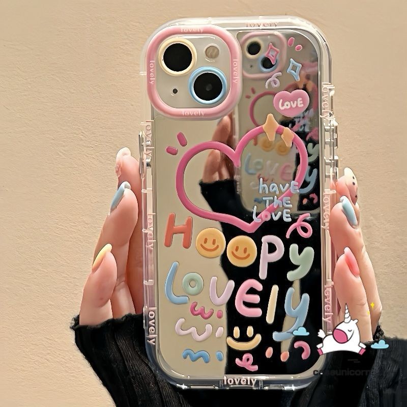 น่ารัก Love Heart สี Doodle สําหรับ Infinix สมาร์ท 8HD 8Plus 8Pro Pop8 ร้อน 40i 30i 9 Play 40 ...