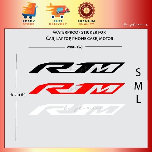 Yamaha R1M สติกเกอร์สะท้อนแสง yzf Stiker racing motogp motosport ...