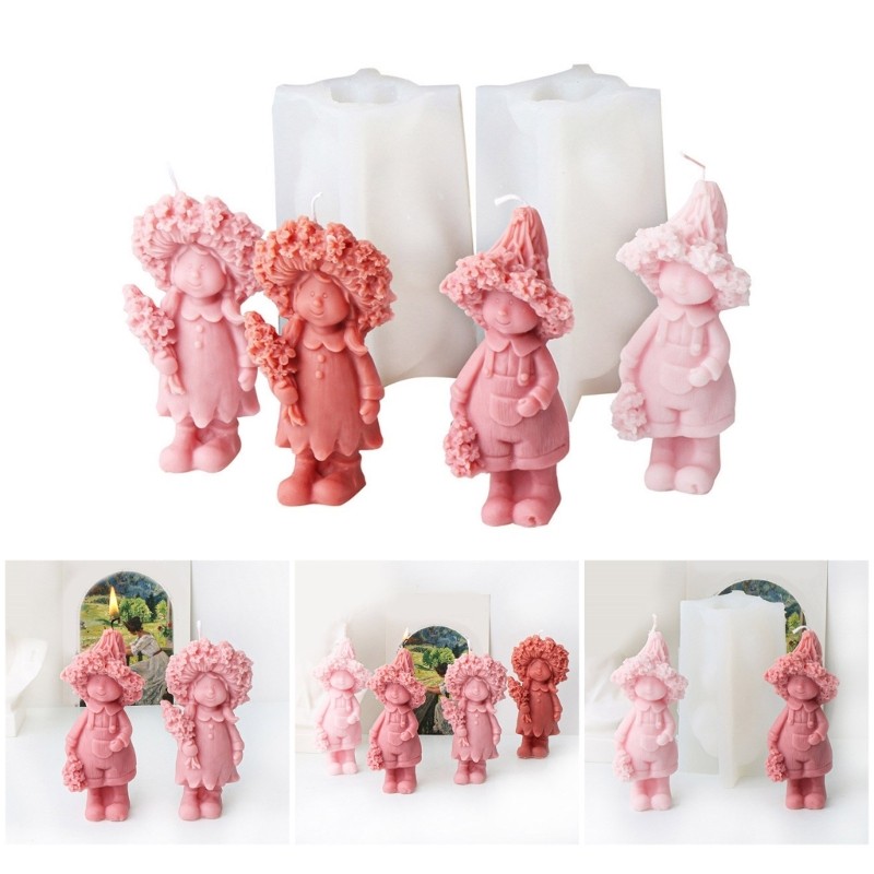Lu Multifuntional แม่พิมพ์ Moulds Boy Girl Shape เครื่องประดับหุ่น ...