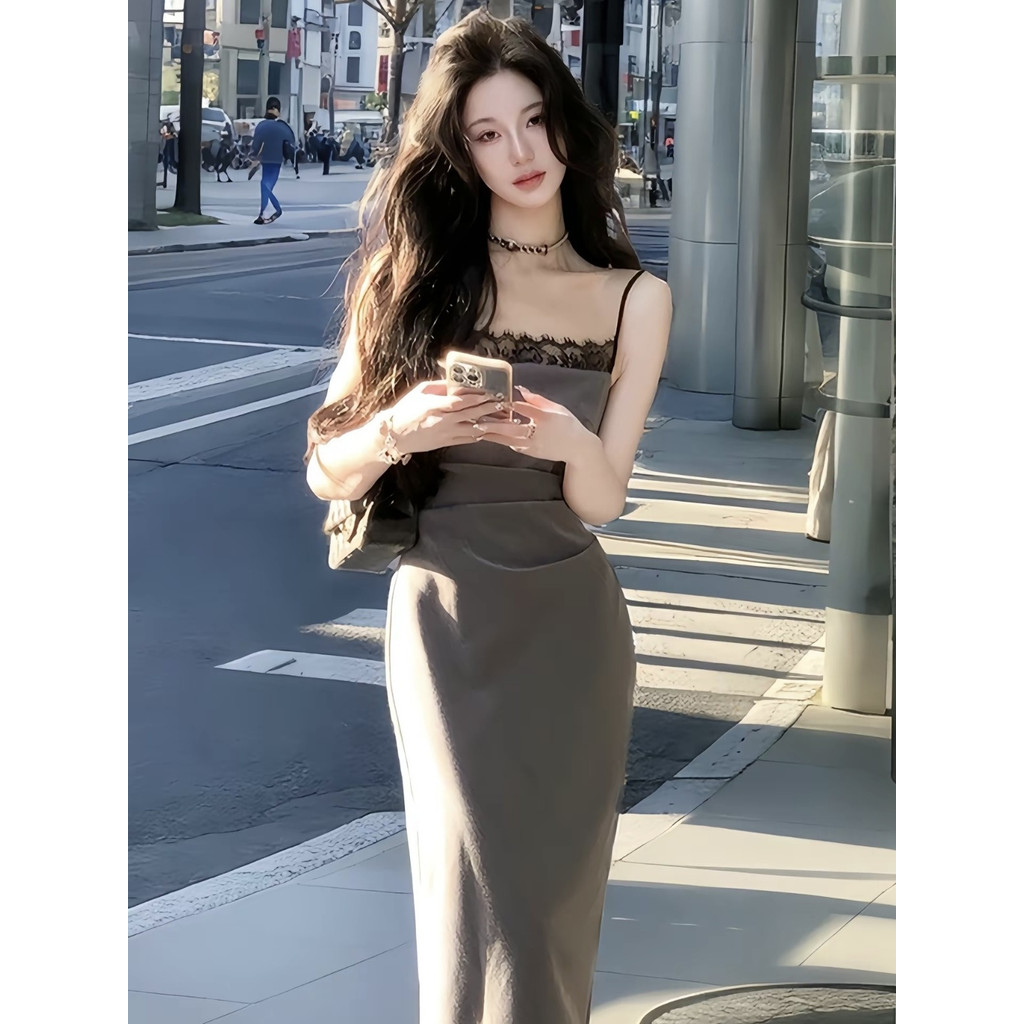 2024ฤดูร้อนใหม่ Elegant ผู้ใหญ่ Lady เช่นผู้หญิง Slim-Fit Slimming ...