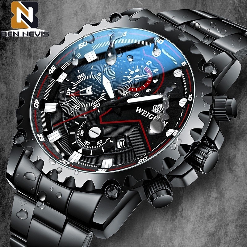 คุณภาพสูงBEN NEVIS Original Stainless Steel Men 'S Watch Men 'S ...
